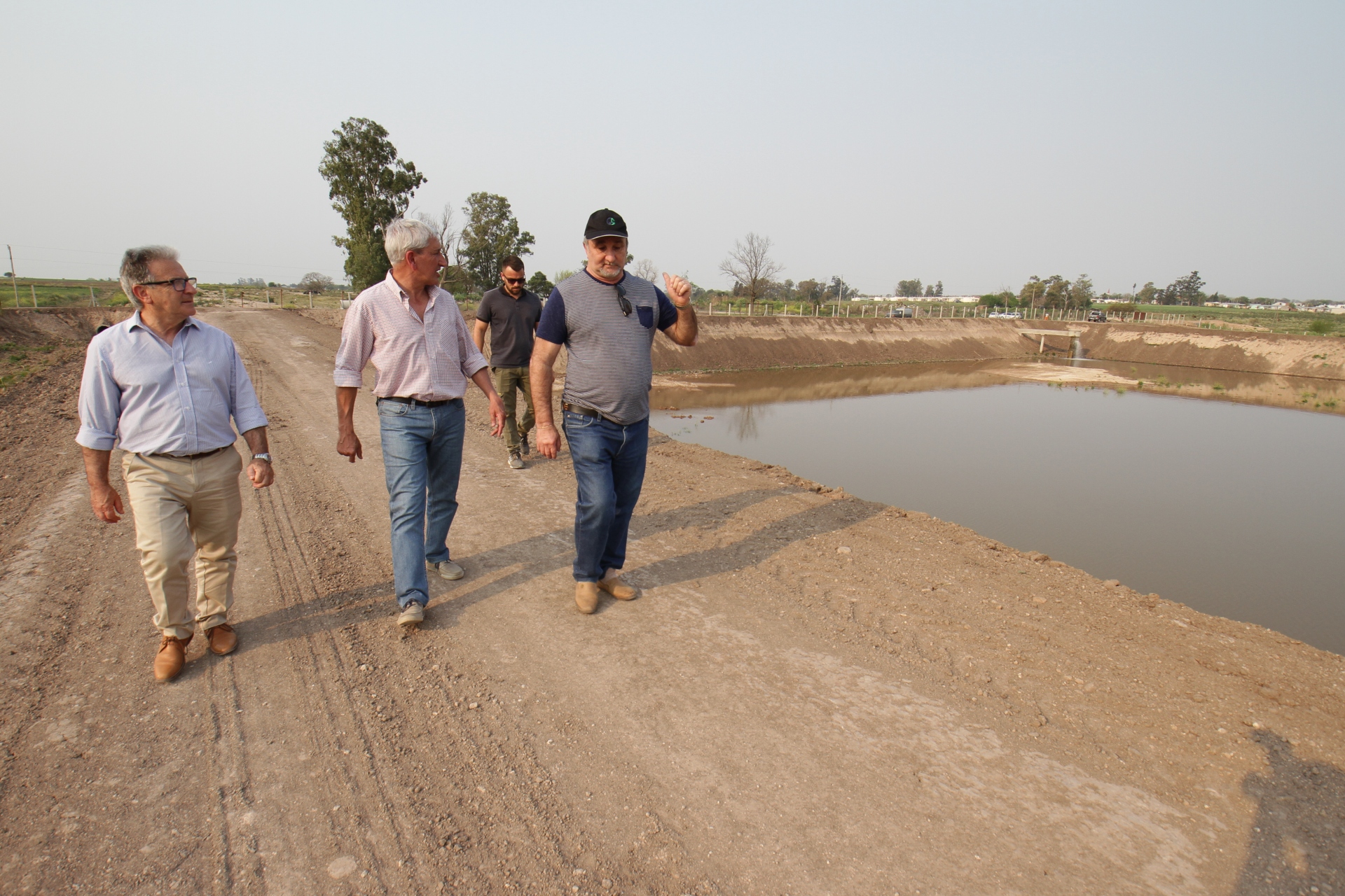 Finalizó la obra del traslado de la laguna de tratamiento de General ...